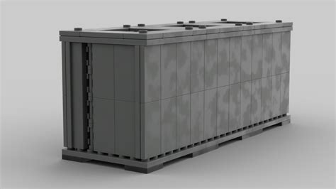 Lego Moc Large Compact Container By Futurismlego Rebrickable Build