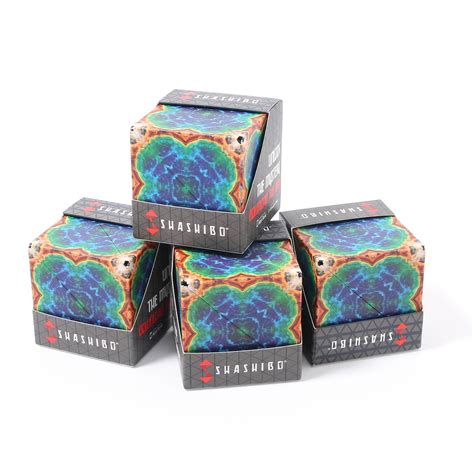 Shashibo Magnetic Cube Puzzle Earth 4 Pack Conscious Craft