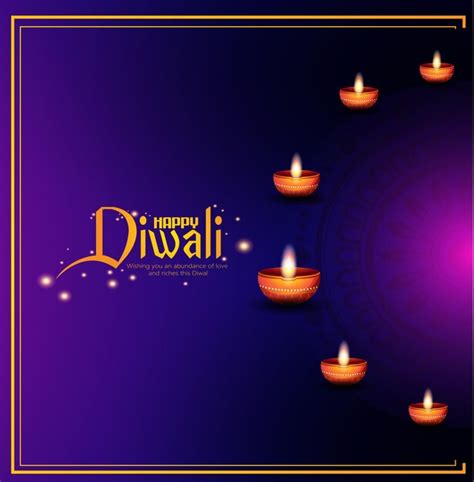 Premium Vector Happy Diwali Festival With Oil Lamp Diwali Holiday