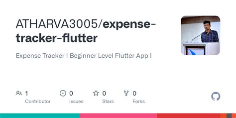 Github Atharva Expense Tracker Flutter Expense Tracker