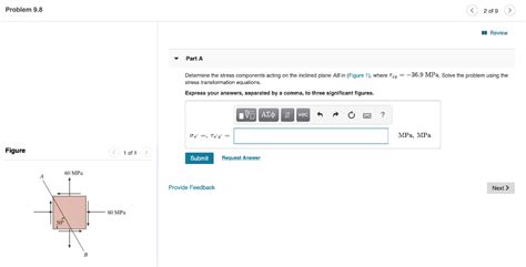Solved Problem II Review Part A MPa Chegg Com