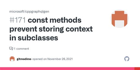 Const Methods Prevent Storing Context In Subclasses · Issue 171