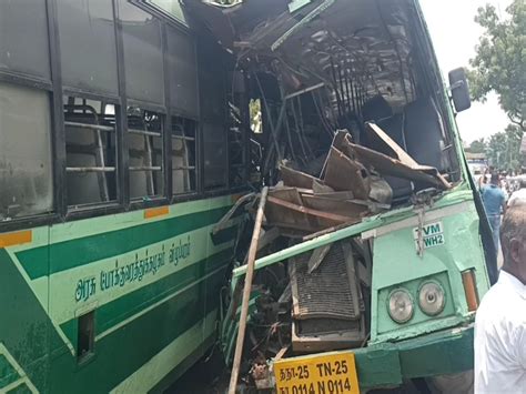 32 People Were Injured In A Head On Collision With A Government Bus