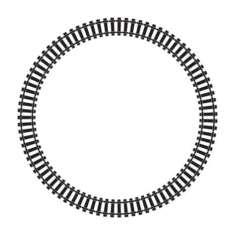 Circle Round Railway Railroad Traintrack Train Metro Subway Tram