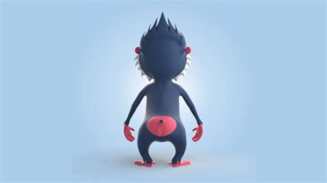 3d Mandrill Model Turbosquid 2014817