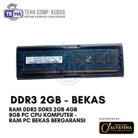 Jual Ram DDR3 2GB BEKAS RAM PC RAM CPU RAM Komputer DDR 3 2 GB Memory DDR3 Shopee Indonesia