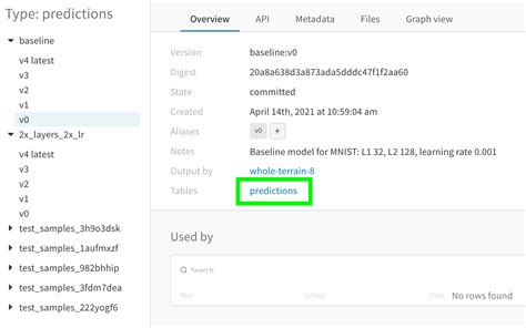 Visualize And Analyze Tables Weights And Biases Documentation