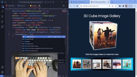 Asmr Programming How To Create D Image Gallery In Html Css And