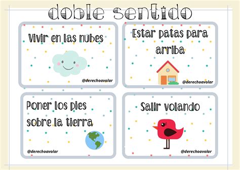 Tarjetas Para Trabajar Los Dobles Sentidospage 0003 Orientación