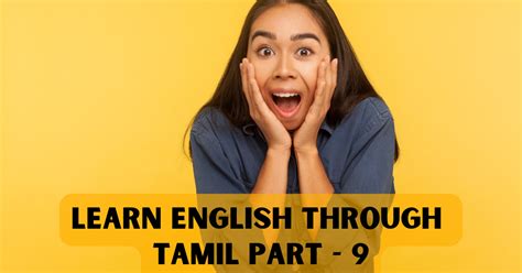 Learn English Through Tamil The Best Way To Master Language English To