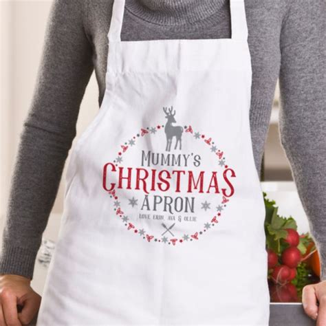 Personalised Christmas Apron The T Experience