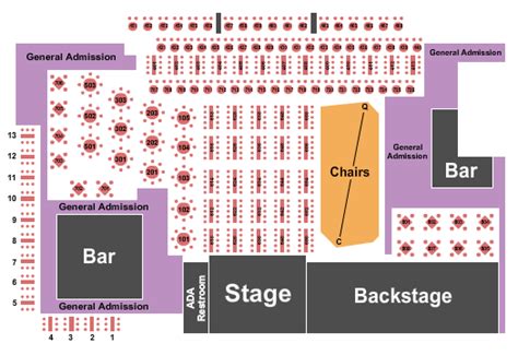 Canyon Montclair Seating Chart A Visual Reference Of Charts Chart Master