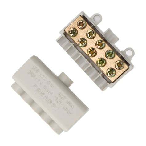 Splitter Wire Connector 1 In 4 Out High Power Brass Conductor Quick