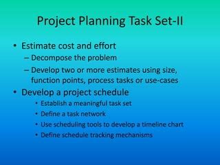 Software Engineering Software Project Planning PPT
