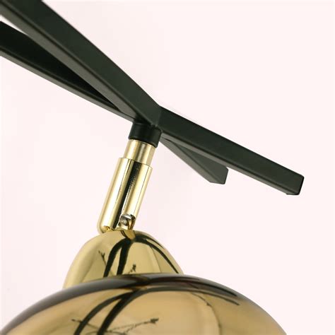 Lampa Sufitowa Na Belce MOMO 4 Ramienna Gold