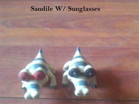 Pokemon Sandile With Glasses