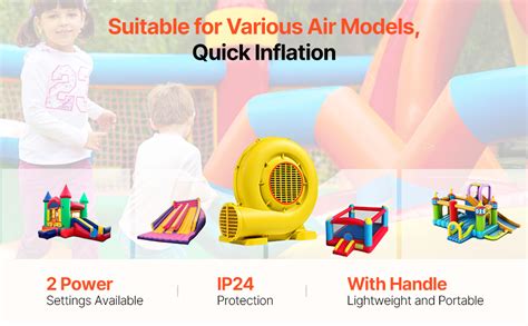 Inflatable Bounce House Blower 1and13hp 950w For Commercial Bounce House
