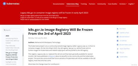 K8s容器镜像更换仓库 Csdn博客