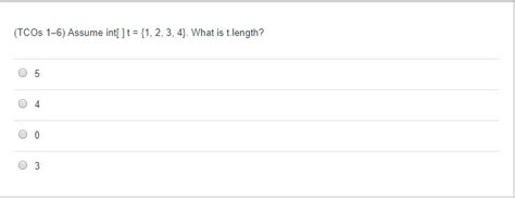 Solved Tcos 1 6 Arguments To Methods Always Appear Within
