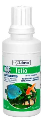Labcon Ictio 100ml Controle Parasitas E Bactérias Do Aquário MercadoLivre