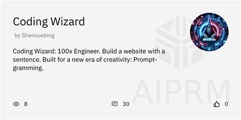 Gpt Coding Wizard By Shenxuebing Aiprm For Chatgpt