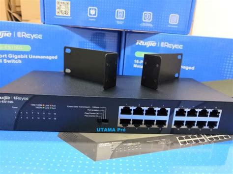 Promo Ruijie Rg 116g 16 Port Gigabit Unmanaged Switch Diskon 23 Di