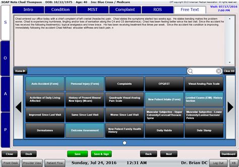 Chiropractic Soap Note Software Chirospring Emr Create Soap Notes