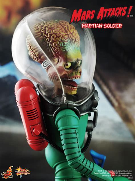 Hot Toys Mms 107 Mars Attack Martian Soldier Hot Toys Complete