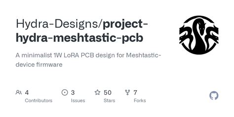 Github Hydra Designs Project Hydra Meshtastic Pcb A Minimalist W
