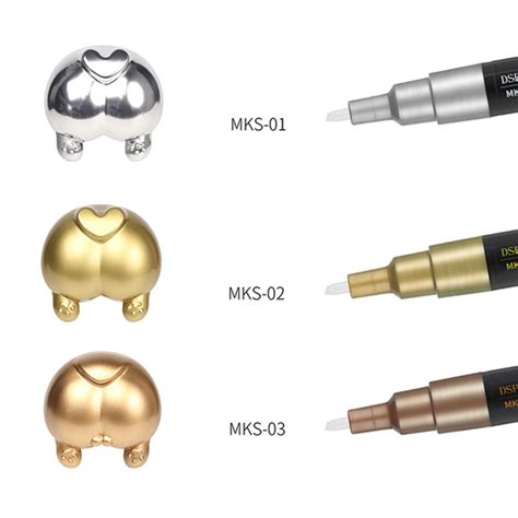 Dspiae Mks Super Metallic Gundam Color Markers Mks 01 Chrome Silver