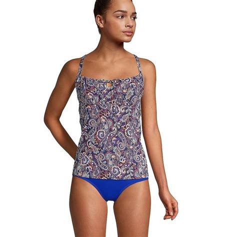 Lands End Swim Nwt Lands End Womens Tie Front Underwire Tankini