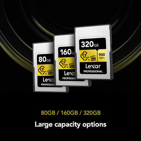 Buy Lexar 320GB Professional CFexpress Type A Card GOLD Series With