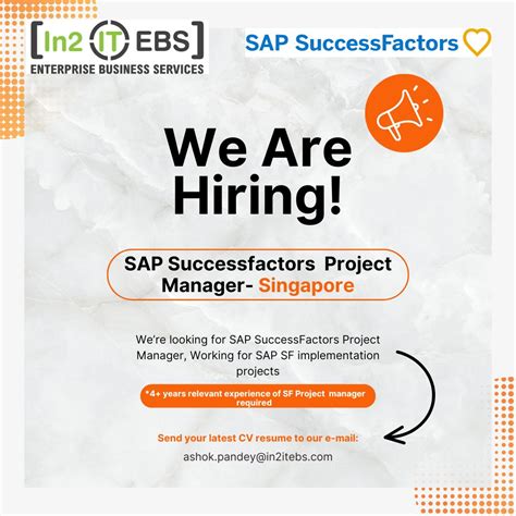 Ashok Kr Pandey On Linkedin Hiring Sap Successfactors Project