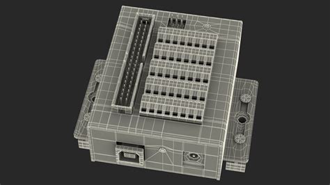 Uno Screw Terminal Block D Model Ds Blend C D Fbx Max Ma