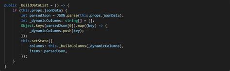 SPFx Office UI Fabric React DetailsList PropertyFieldCodeEditor To