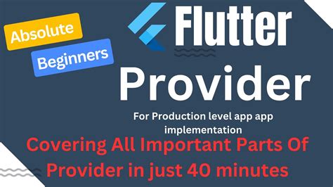 Mastering In Flutter Provider Important Techniques For State