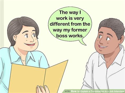 3 Ways To Explain A Termination In A Job Interview WikiHow