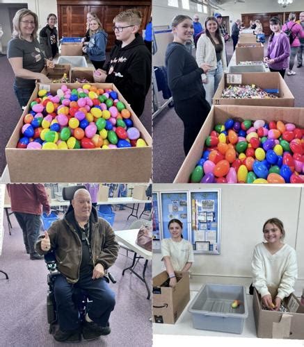 Leo And Scouts Fill Eggs For Ford City Easter Egg Hunt News