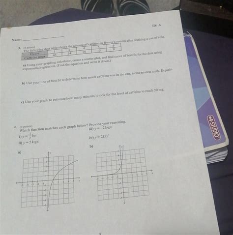 solved the question states to use graphing calculator not
