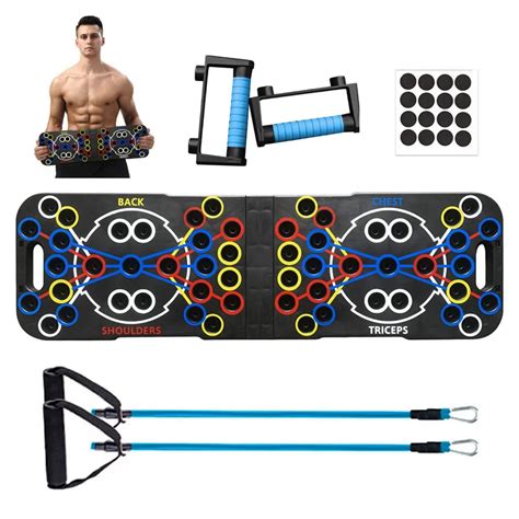 Multifuncional Push Up Board Para Exerc Cio Abdominal Placa Dobr Vel Tr