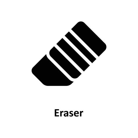 Eraser Vector Solid Icons Simple Stock Illustration Stock 21567342