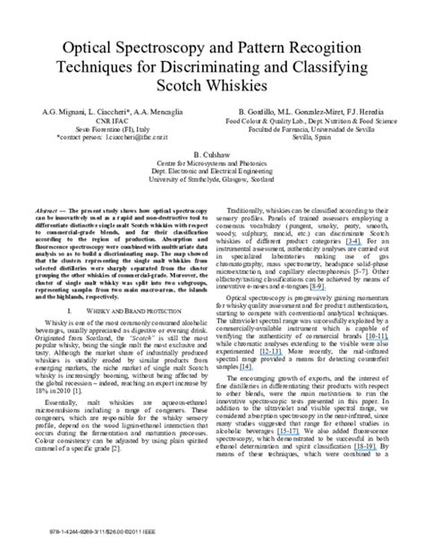 Pdf Optical Spectroscopy And Pattern Recogition Techniques For Pdf Optical Spectroscopy And Pattern Recogition Techniques For
