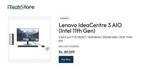 Lenovo Ideacentre Aio Intel Th Gen Fhd Ips Itechstore