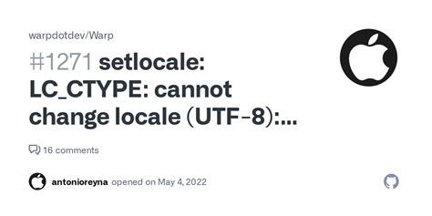 Setlocale LC CTYPE Cannot Change Locale UTF No Such File Or Directory Issue
