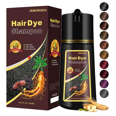 Coffee Hair Dye Hair Dye Shampoo For Men And Women Hair Color Shampoo For Home Use Shampoo