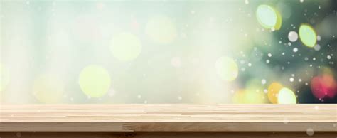나무 테이블 장식된 크리스마스 트리 파노라마 배너의 배경 Bokeh에 가기 눈 냉동상태의 물에 대한 스톡 사진 및 기타 이미지