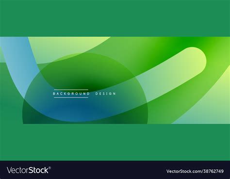 Abstract Overlapping Lines And Circles Geometric Vector Image