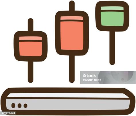 Candle Chart Graph And Chart Doodle Art And Illustration Stock Illustration Download Image Now