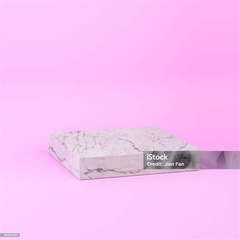 단색 배경 3d 렌더링과 정사각형 플랫폼 0명에 대한 스톡 사진 및 기타 이미지 0명 3차원 형태 Fashion Show