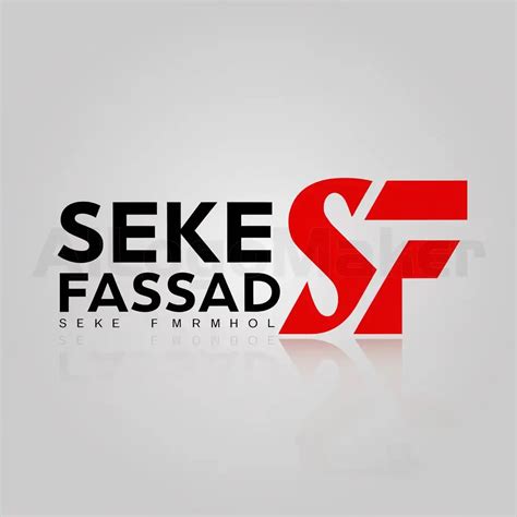 Logo Design For Seke Fassad Modern Text With Clear Background Ai Logo Maker